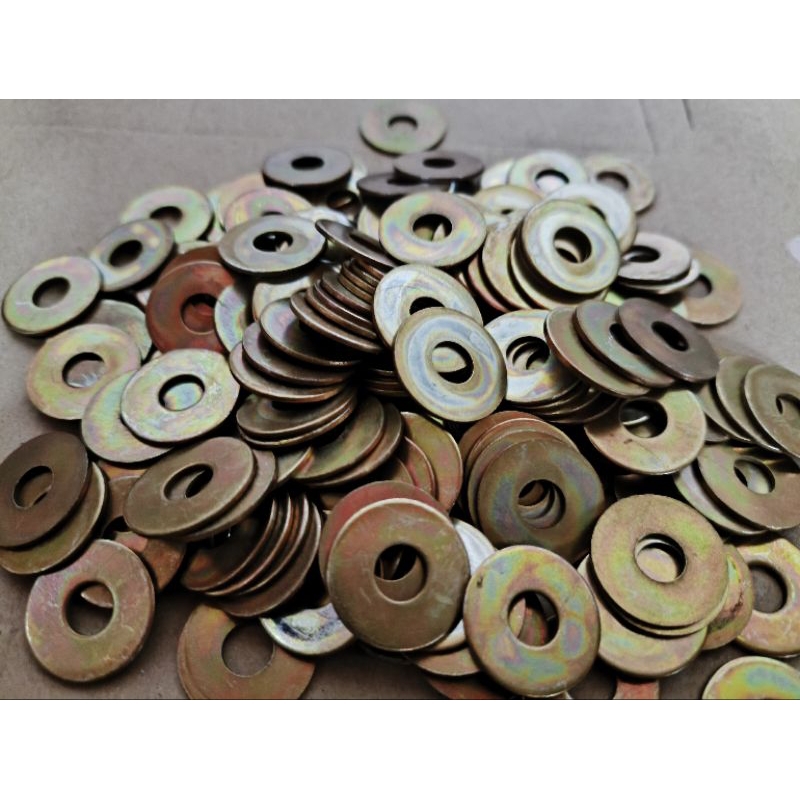 Jual ring plat kuning m6x18 50pcs | Shopee Indonesia