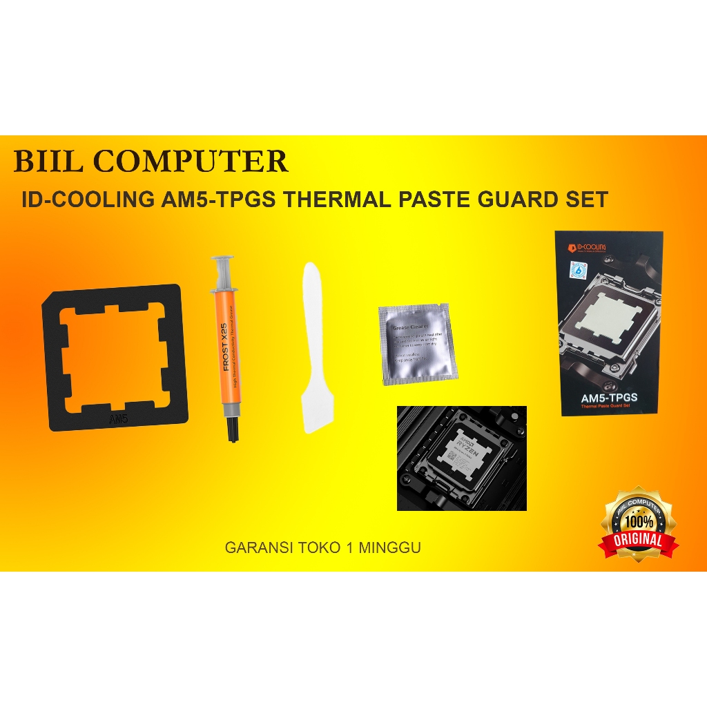 Jual ID-COOLING AM5-TPGS Thermal Paste Guard Set AM5 AMD | Shopee Indonesia