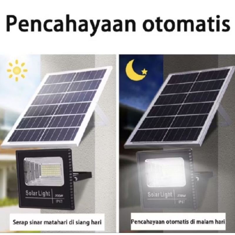 Jual Sunpro S-200 Solar Light 200Watt Lampu Sorot Led Tenaga Surya ...