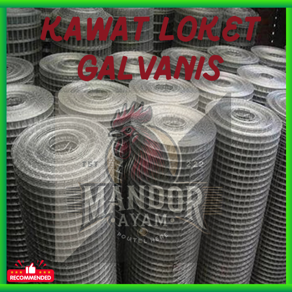 Jual Kawat Loket Galvanis I Cocok buat kandang Aviary, dan Hewan Ternak ...