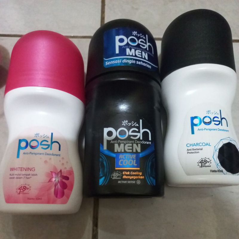Jual posh men artikel cool deodorant 50ml | Shopee Indonesia