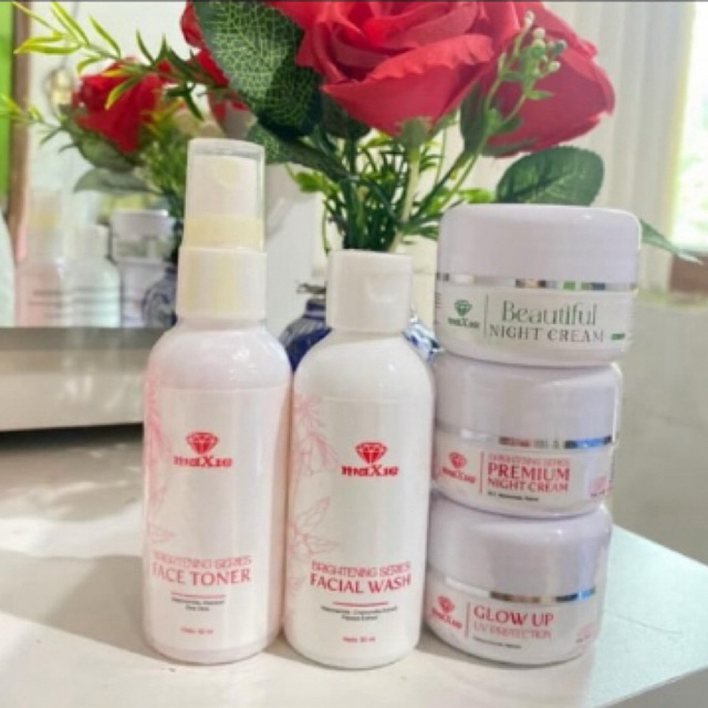 Jual Maxie Glow Paket 5in1 - Maxie Bpom - Maxie Serum DNA Salmon ...