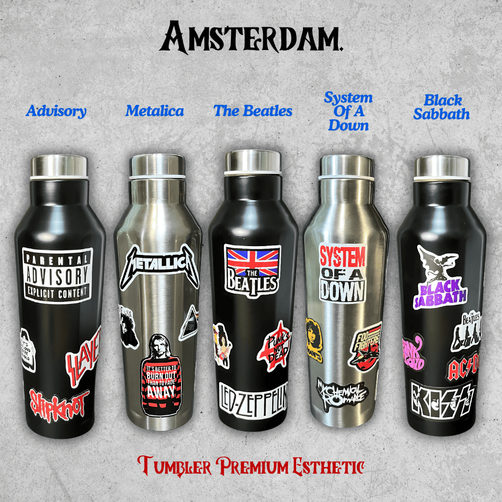 Jual Tumbller Stainles Stell Aesthetic termos anti panas Request Stiker ...