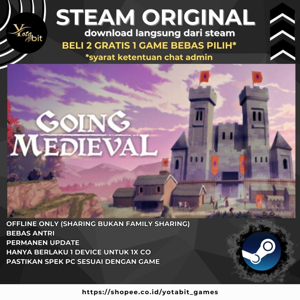 Jual Going Medieval PC Sharing Original Offline | Shopee Indonesia