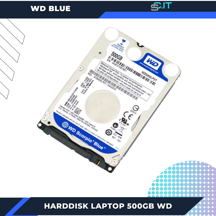 Jual HARDISK LAPTOP WD 500GB SLIM HARDDISK 2,5 SATA HDD INTERNAL ...