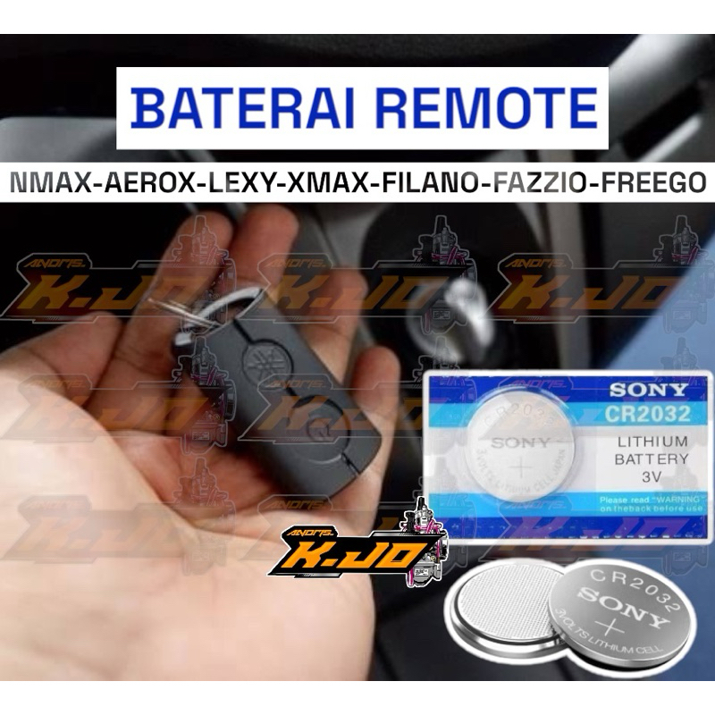 Jual Baterai Remote Keyless Nmax / Aerox / Xmax / Lexi / Fazzio ...