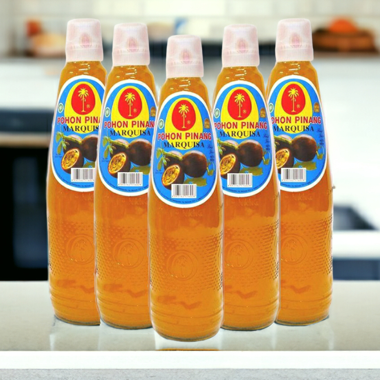 Jual Sirup markisa asli sirup pohon pinang fresh juice 520ml | Shopee ...