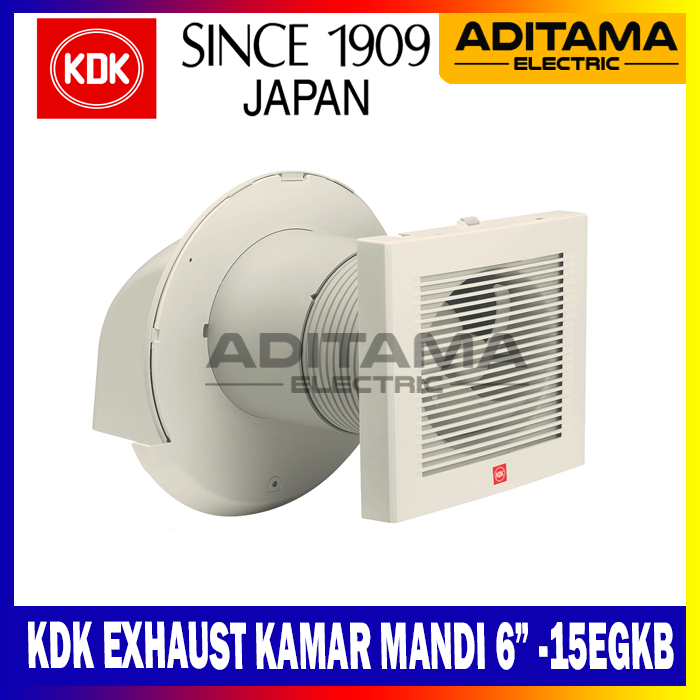 Jual KDK EXHAUST FAN KAMAR MANDI 6inch 15EGKB 15-EGKB | Shopee Indonesia