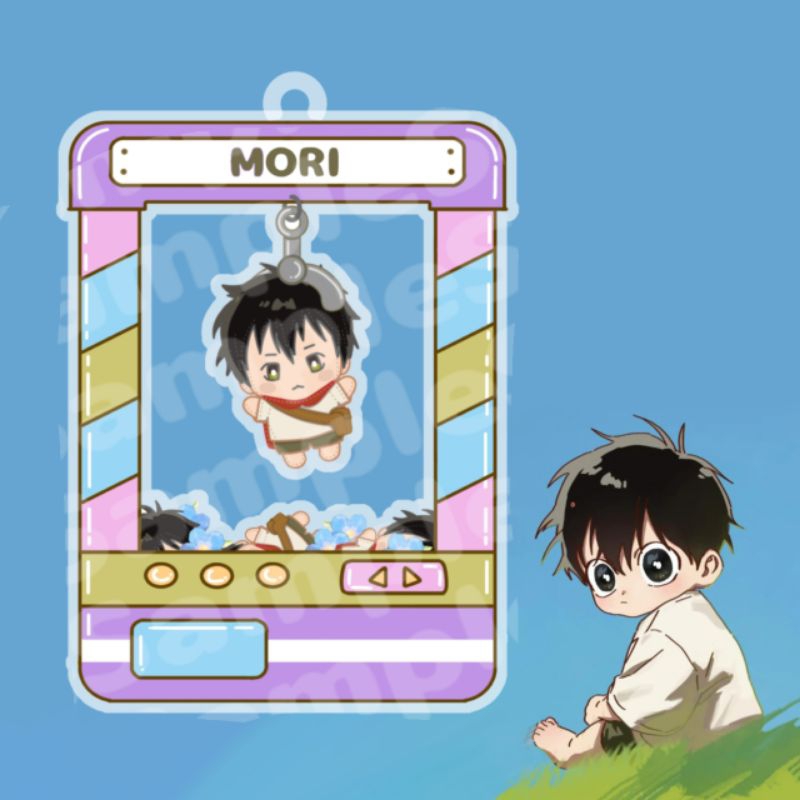Jual Keychain fanmade Mori manhwa On My Way To See My Mom | Shopee ...