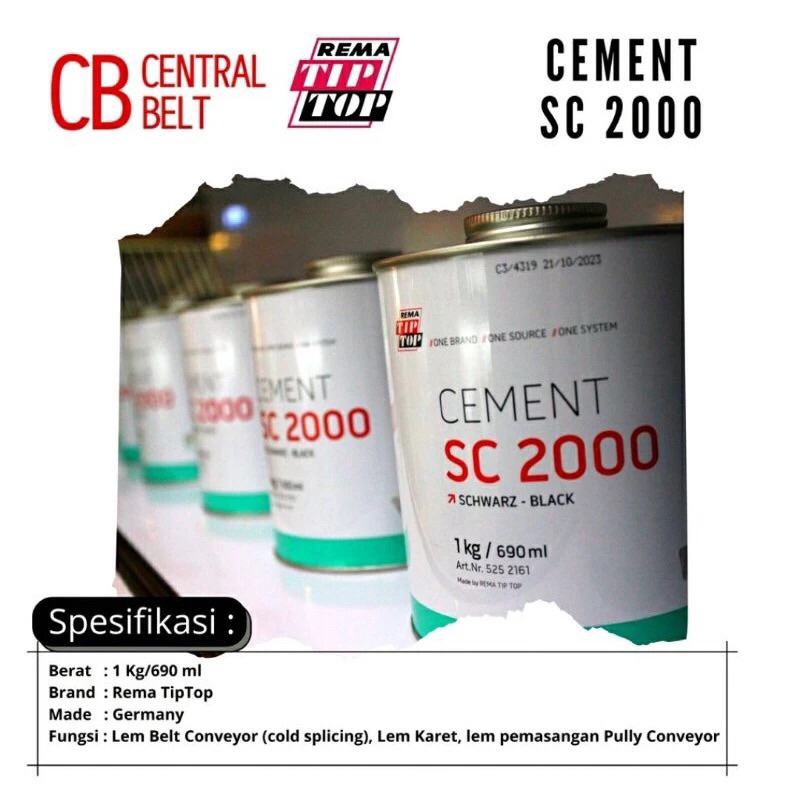 Jual LEM REMA TIP TOP SC 2000 UKURAN 1KG / 690 ML+ER 42 HARDENER SC2000 ...