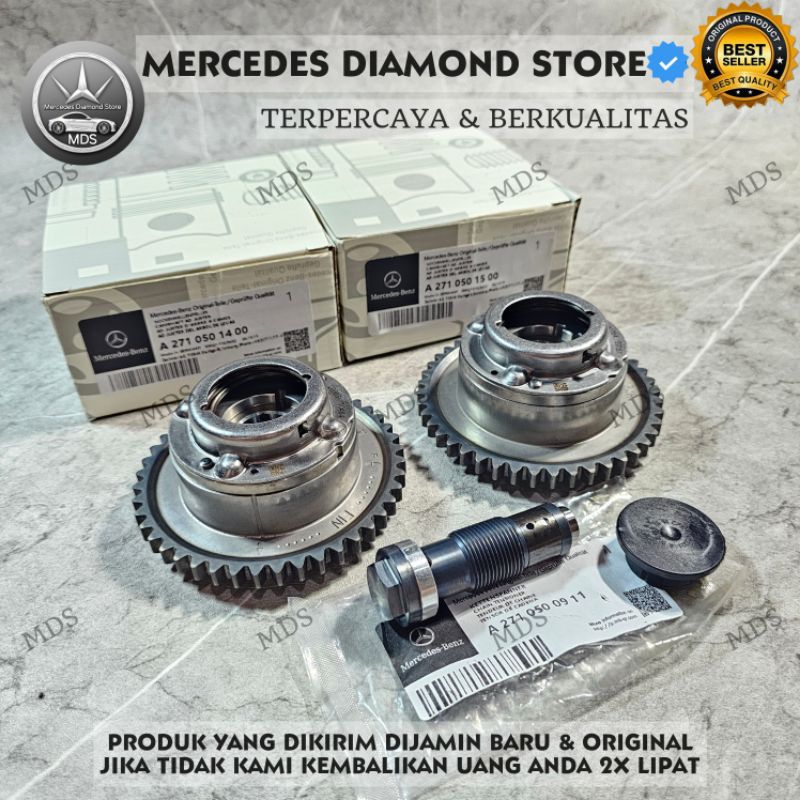 Jual 1 Set Tensioner Timing Chain + Gear Camshaft In Ex Mercedes M271 ...