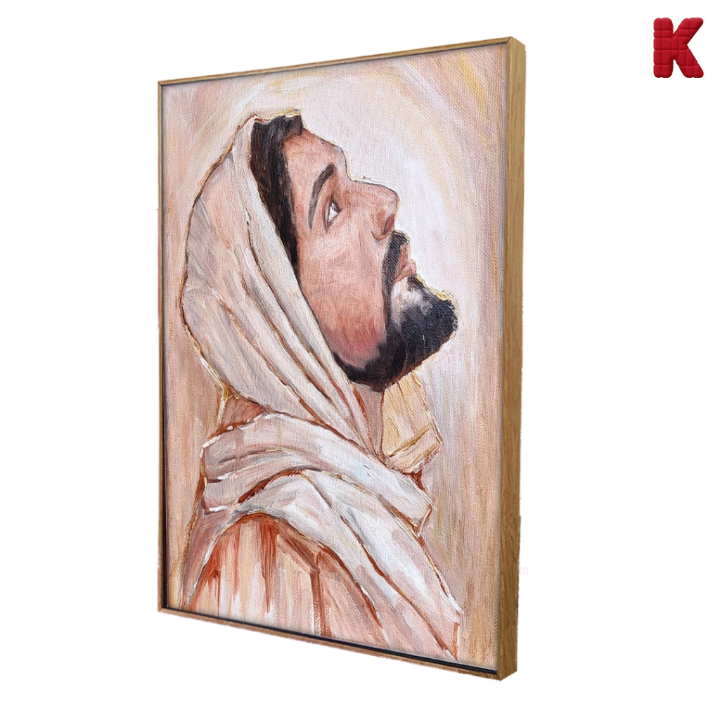 Jual Kreasidekor Bingkai Frame Walnut Kristen Jesus Christ's Blessing ...