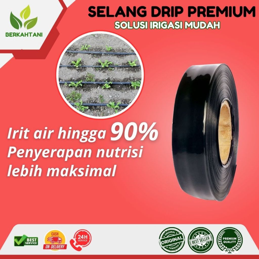Jual Selang Drip Selang Irigasi Selang Sawah Hitam 1 Inch 1 Dim 100 ...