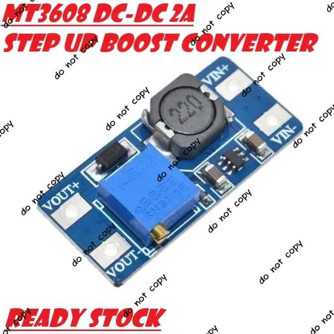 Jual MT3608 DC-DC 2A Boost Converter Module Step Up Power Supply MT 3608 | Shopee Indonesia