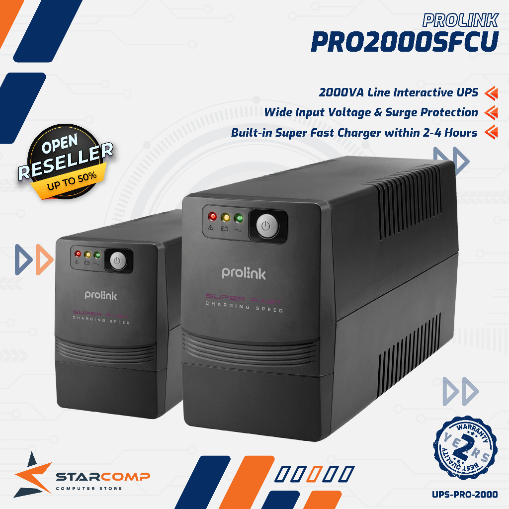 Jual UPS Prolink PRO2000SFCU / UPS Prolink 2000VA 2000 VA | Shopee ...
