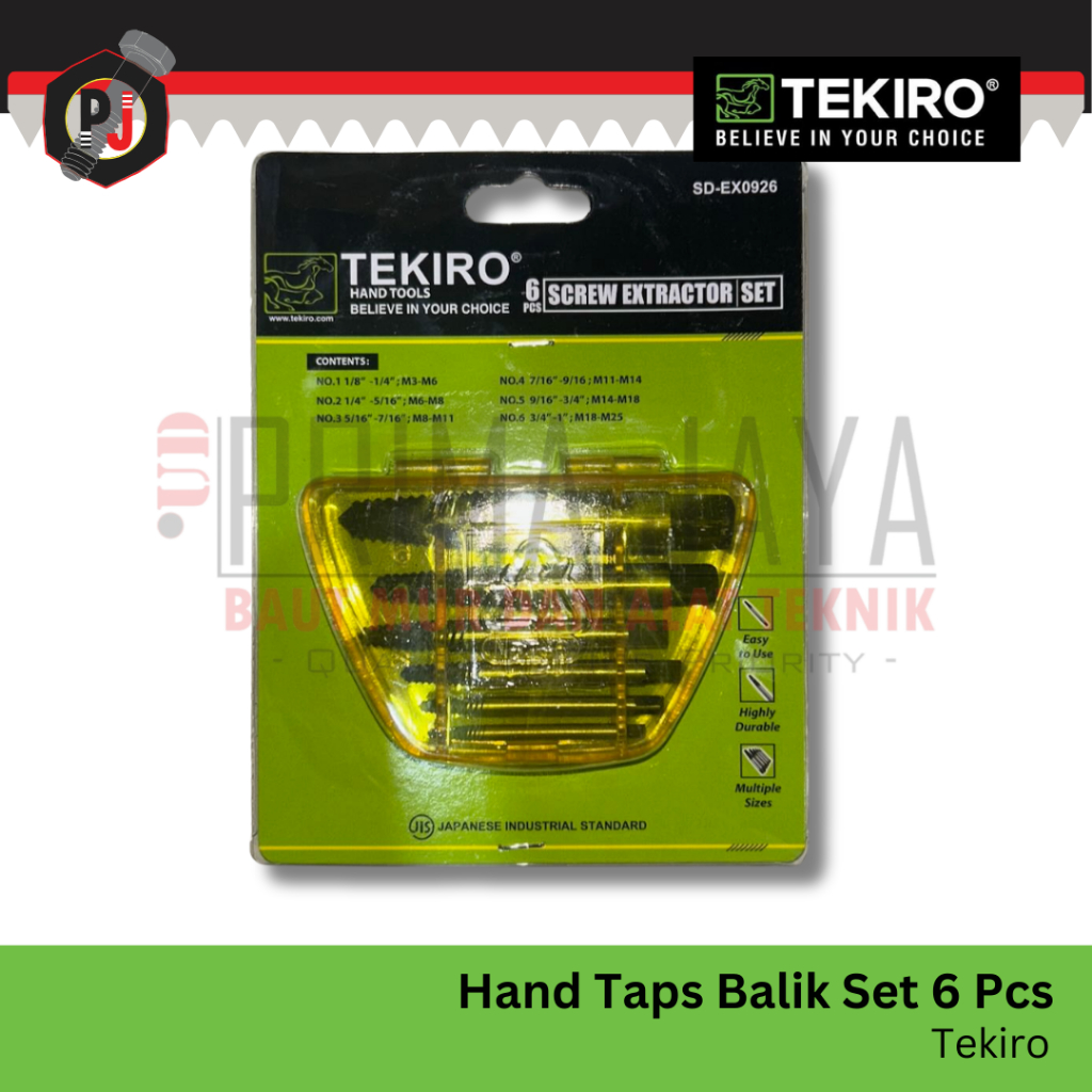 Jual HAND TAPS BALIK / TAP ULIR SET 6 PCS TEKIRO | Shopee Indonesia