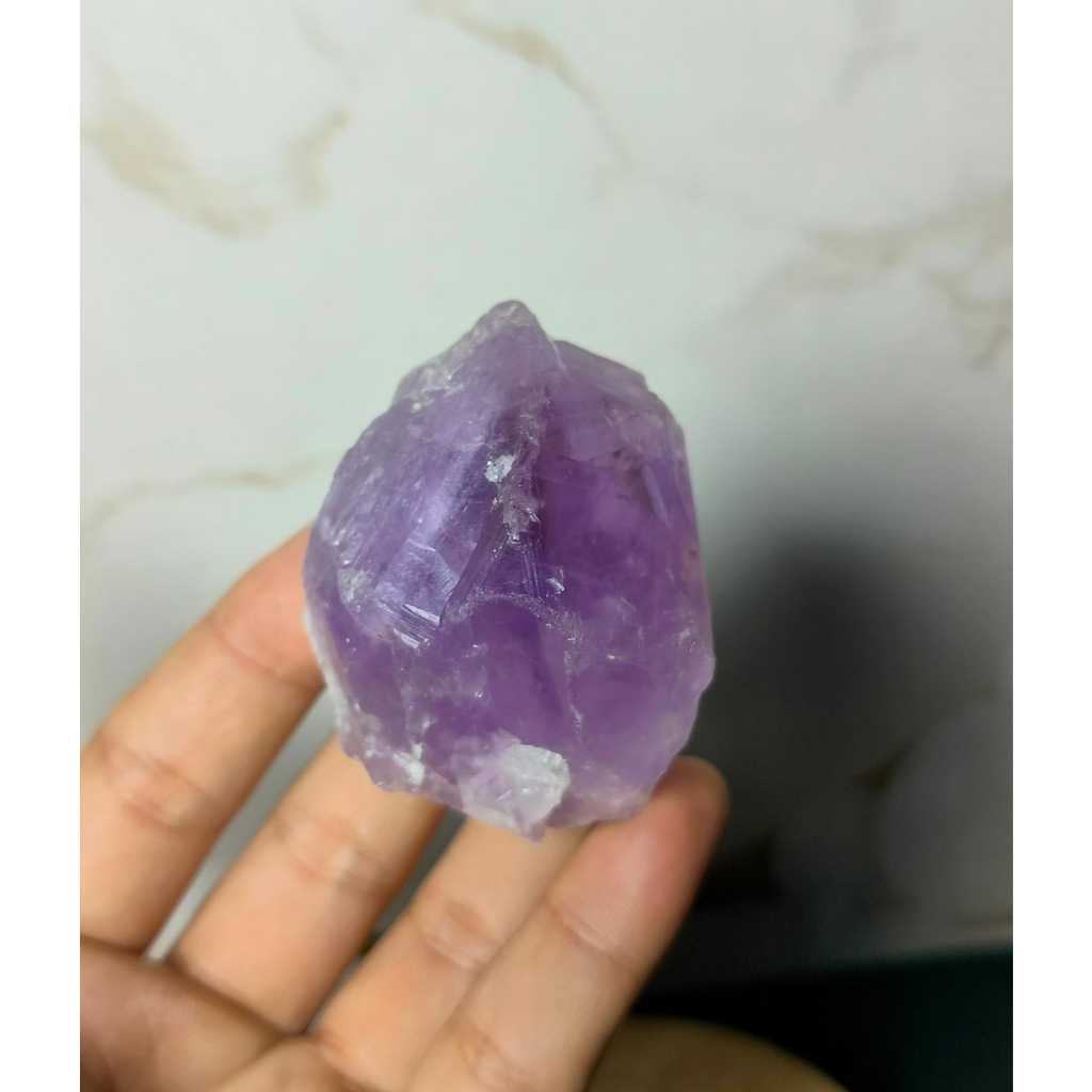 Jual Batu Natural Light Amethyst Rough Stone / Raw (1) | Shopee Indonesia