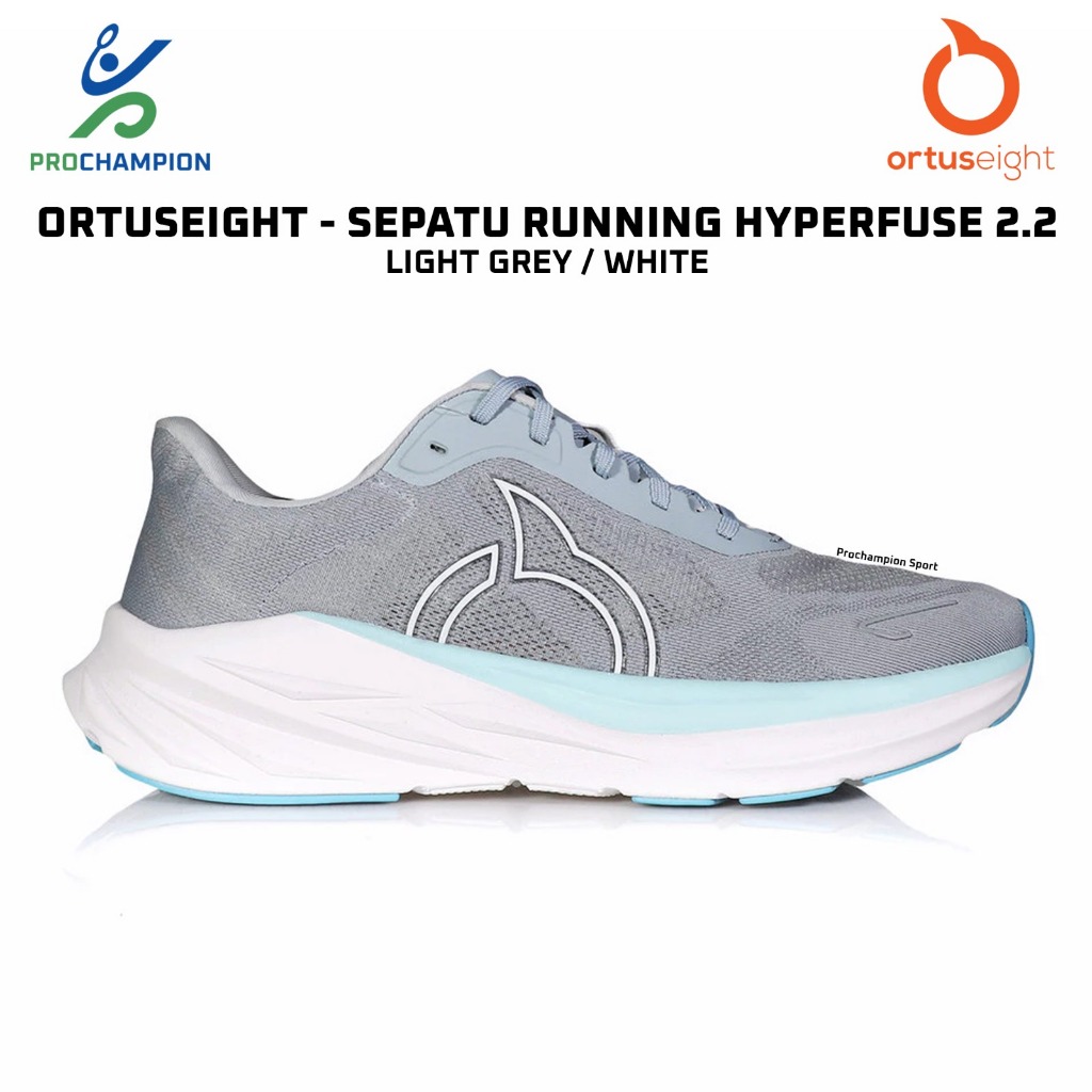 Jual Sepatu Running Ortuseight Hyperfuse 2.2 Light Grey White | Shopee ...