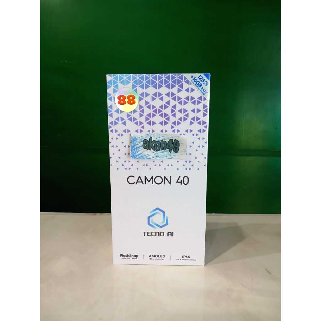 Jual TECNO CAMON 40 Mediatek G100 8GB 128GB Amoled 120Hz One Tap ...