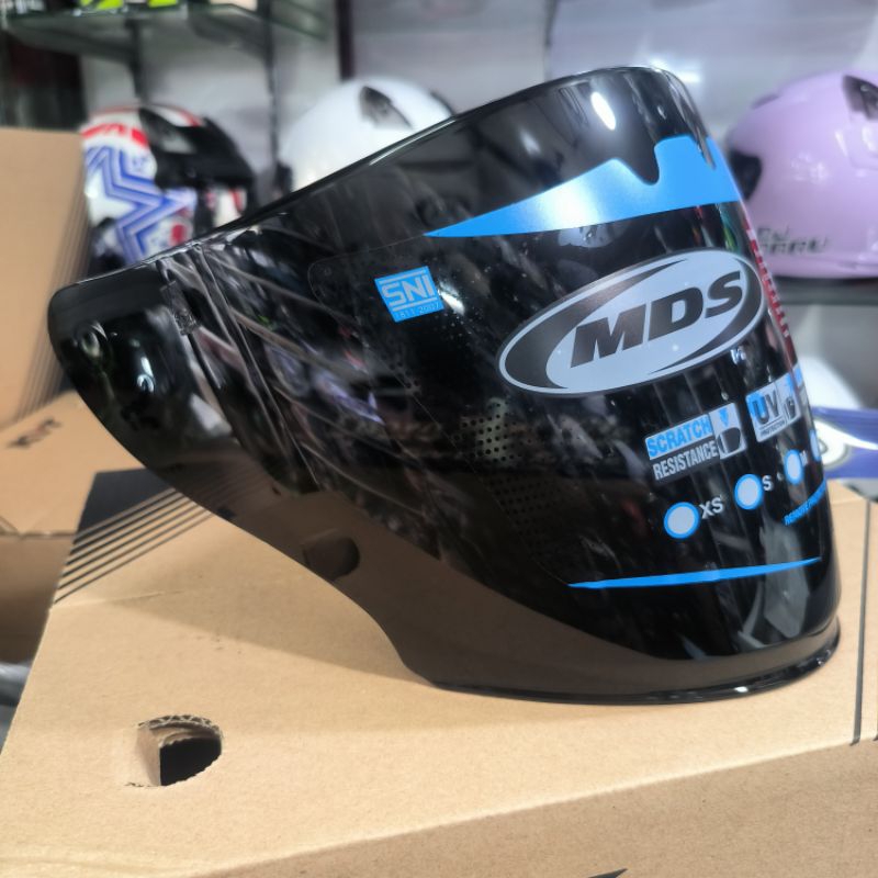 Jual visor mds voltus dark smoke original | Shopee Indonesia