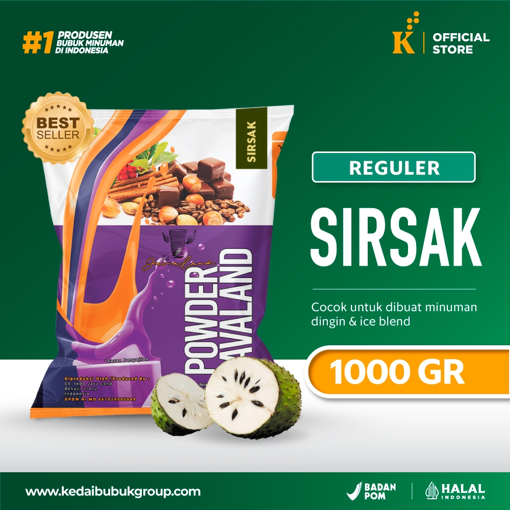 Jual Bubuk Minuman Bubble Powder Drink Sirsak ORIGINAL 1kg | Shopee ...