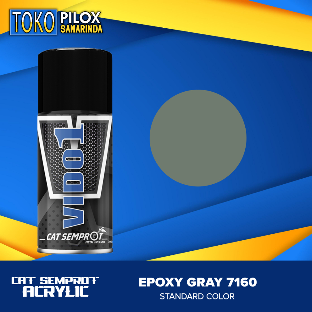 Jual Pilok Pylox Cat Semprot Vido1 Epoxy Poksi Epoksi Grey 7160 (300CC ...