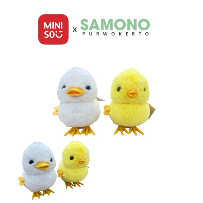 Jual Miniso Hopping Chick & duck / mainan anak ayam | Shopee Indonesia