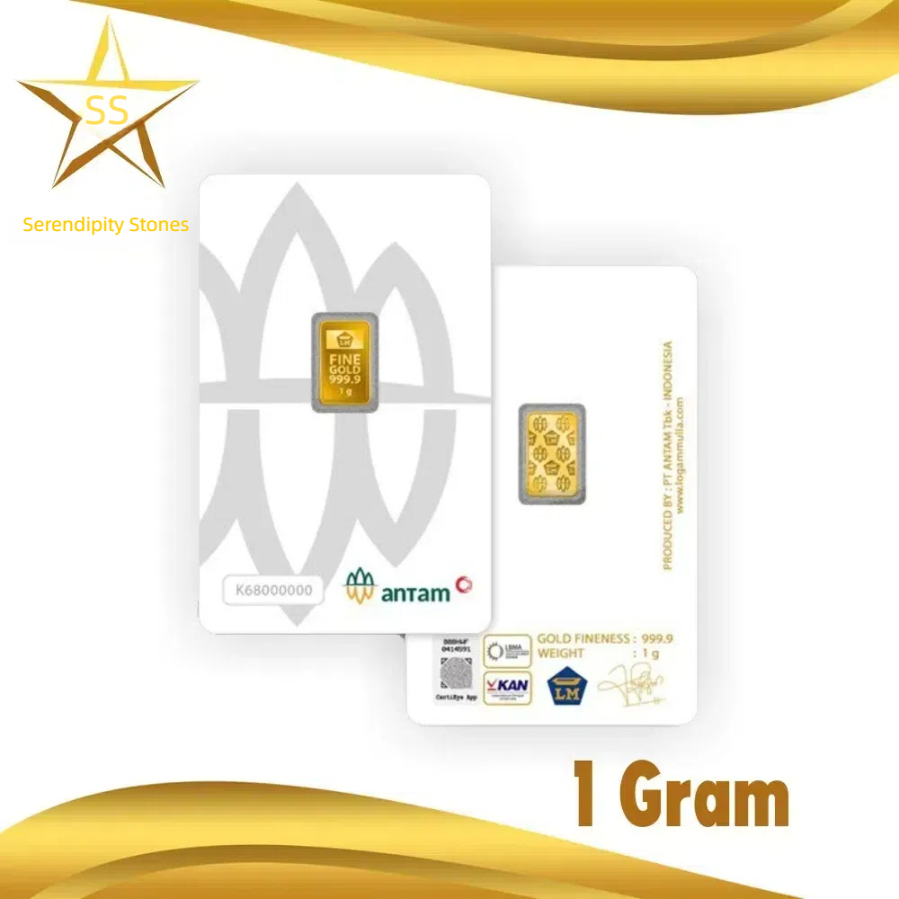 Jual LOGAM MULIA EMAS ANTAM 1 GRAM LM ANTAM TERBARU CERTIEYE CERTICARD ...