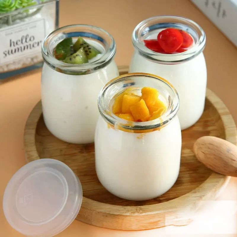 Jual botol kaca jar toples 150ml / botol susu 150ml / botol yougurt ...