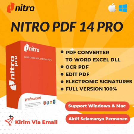 Jual Nitro Pro PDF 14 Full Version Lifetime + Video Cara Install Permanen | Shopee Indonesia