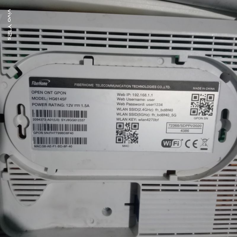 Jual fiberhome HG6145F + adaptor | Shopee Indonesia