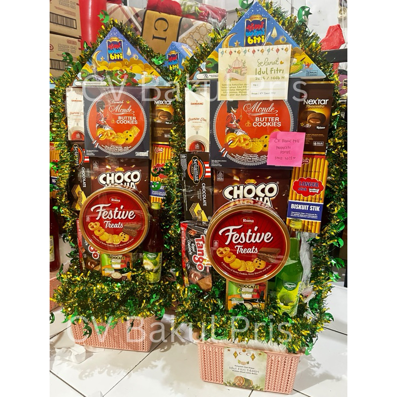 Jual Parcel Lebaran 2025 Parcel idul fitri Makanan Ramadhan full Snack ...