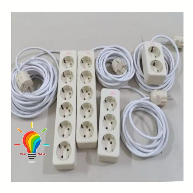 Jual Stop Kontak Uticon 1/2/3/4/5/6 Lubang+ Panjang Kabel 1,2,3,4,5,6,7,8,9,10 Meter | Shopee ...