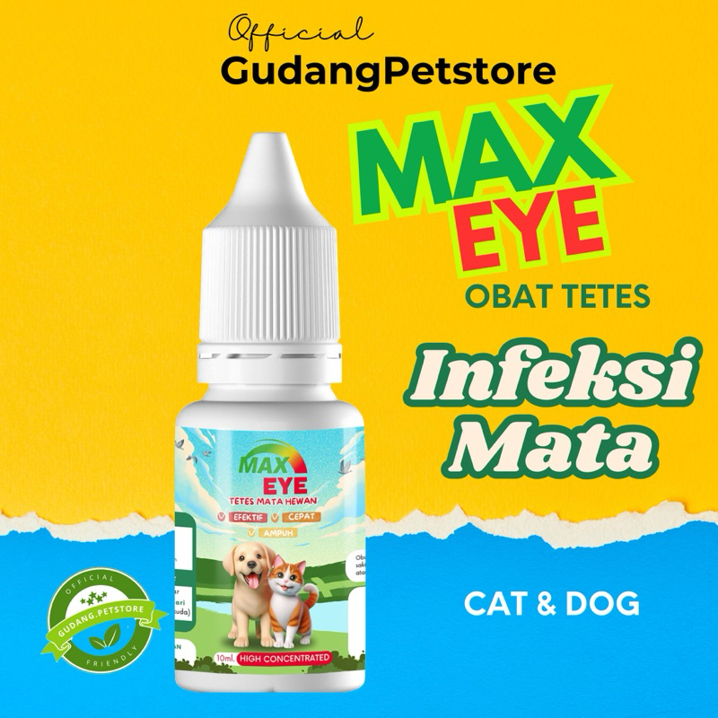 Jual MAX EYE obat tetes mata kucing anjing | Shopee Indonesia