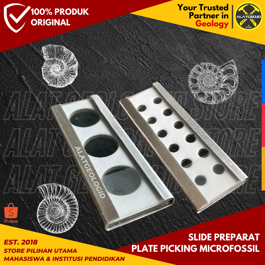 Jual Plate Mikrofosil Preparat Slide Microfossil Geologi | Shopee Indonesia