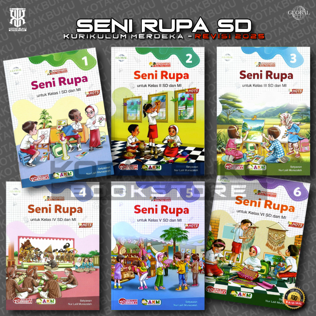Jual Buku Seni Rupa SD / Seni Rupa Kelas 1 2 3 4 5 6 SD / Kurikulum Merdeka / Global | Shopee ...