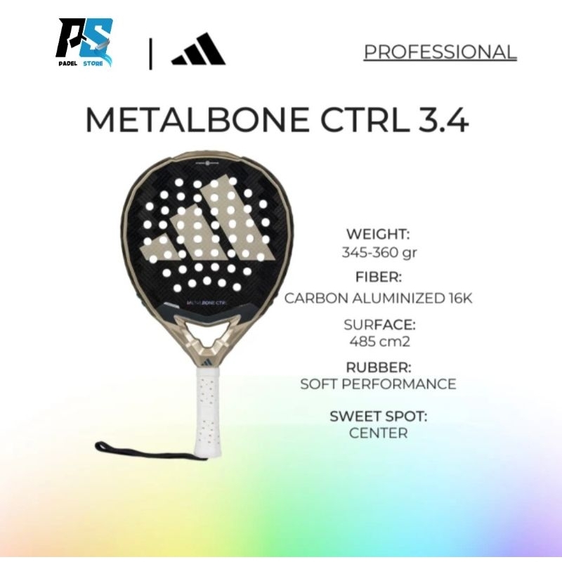 Jual ADIDAS METALBONE CTRL 3.4 PADEL RACKET | RAKET PADEL RAKET ADIDAS ...