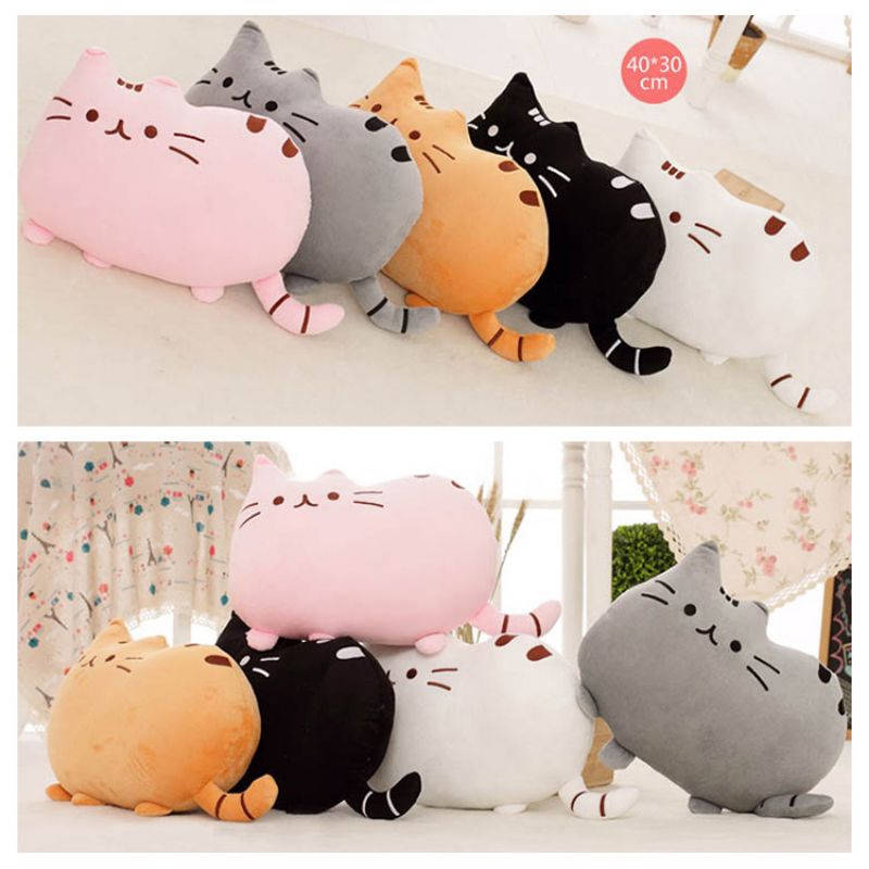 Jual 40cm BONEKA BANTAL KUCING PUSHEEN LUCU / BAHAN SOFT SUPER LEMBUT ...