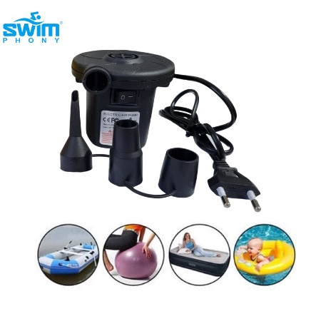 Jual Hemat Pompa Angin Listrik Electric Air Pump Untuk Kolam Renang Kasur Vakum Hisap 5W 24V ...