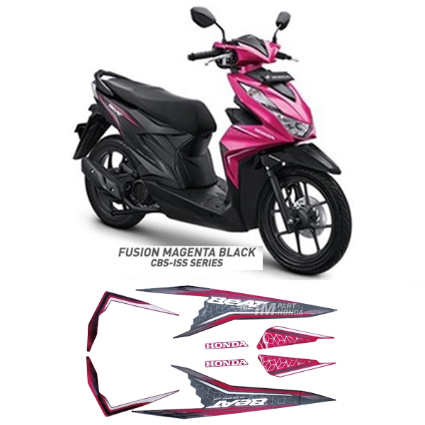 Jual Stiker Beat LED Eco K1A 2020 Hitam Pink Fusion Magenta Black ...