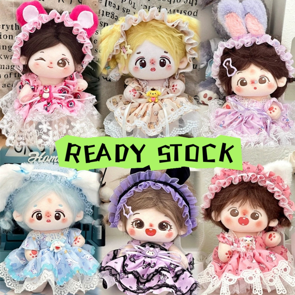 Jual [READY STOCK] baju boneka dress pastel doll clothes pastel motif ...