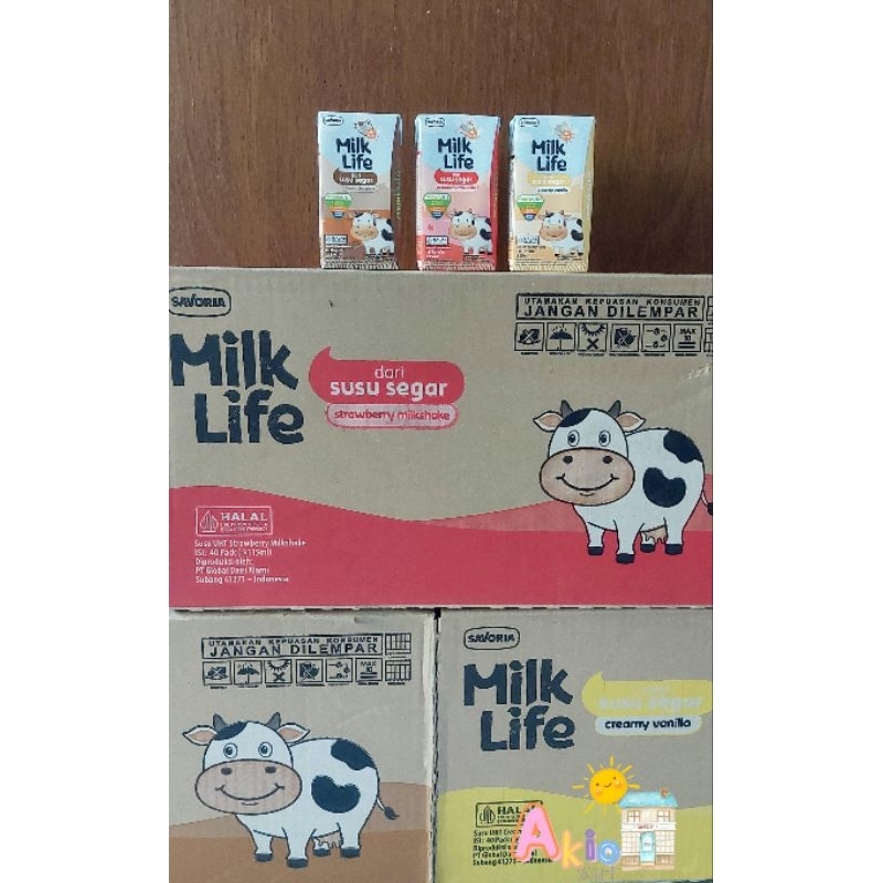Jual Susu UHT Milk Life Maxinutri dari susu segar Rasa Cokelat ...