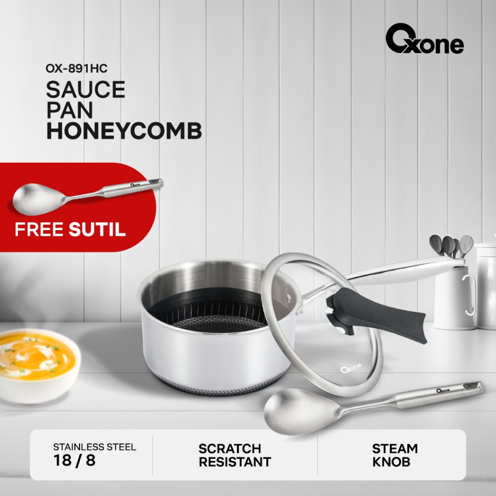 Jual Oxone OX891HC Sauce Pan Honey Comb anti lengket | Shopee Indonesia