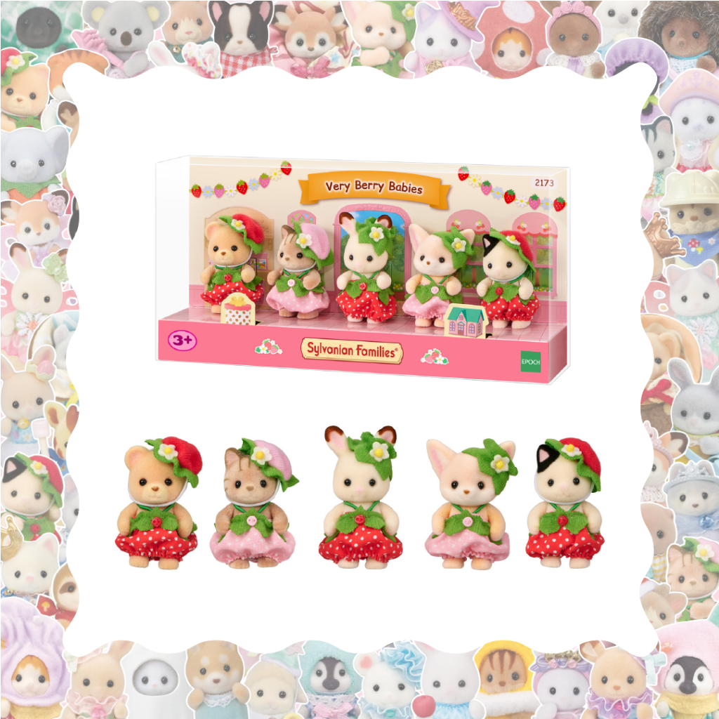 Jual [Ready] Sylvanian Families Very Berry Babies Set New Series - Open ...