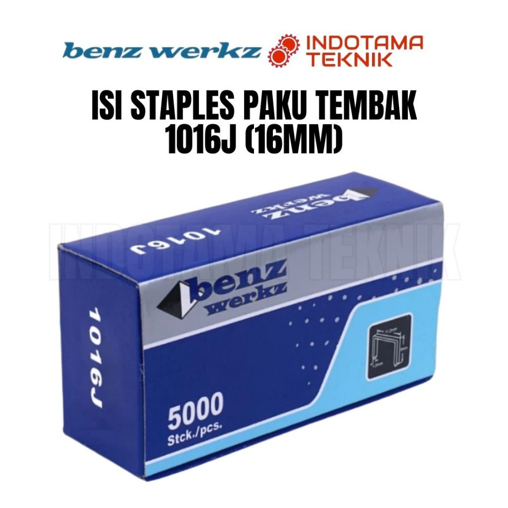 Jual BENZ 1016J Isi Mesin Staples Paku Tembak U Mata Nailer Gun 1016 J ...