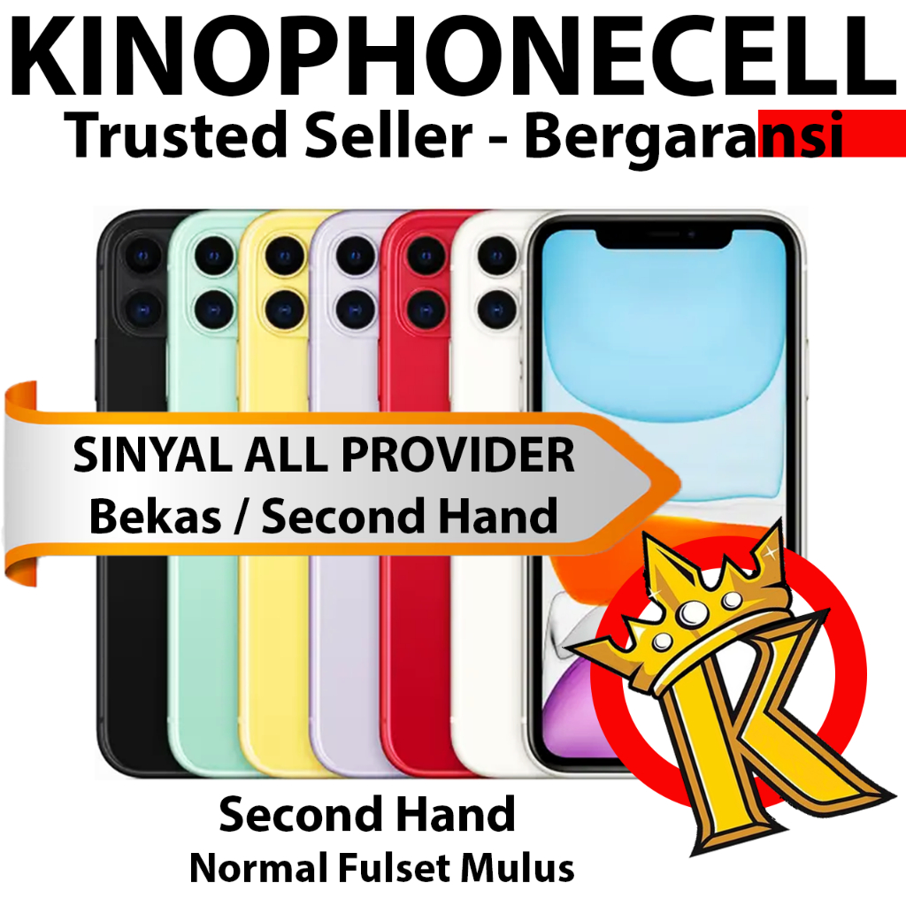 Jual IP 11 64GB/128GB/256GB Second Fullset Mulus No Minus LCD Original 100 No Recond No Refurb ...