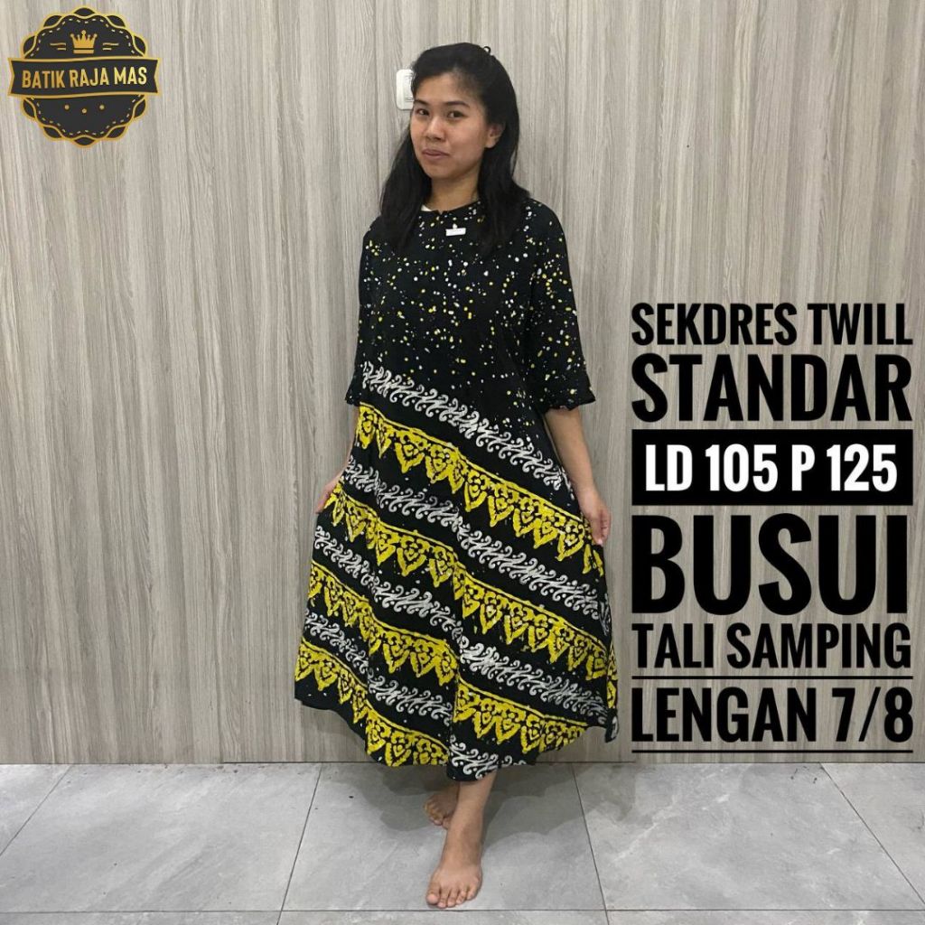 Jual Daster Lengan Panjang 7/8 Busui Friendly Resleting Depan Twill Ori ...