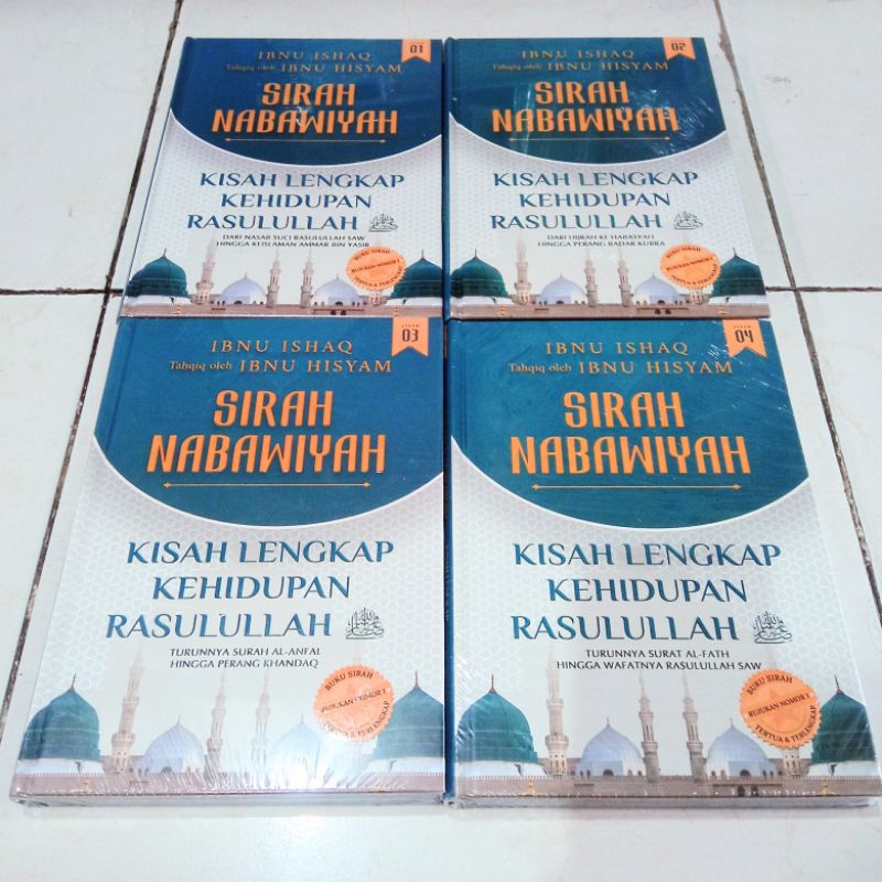 Jual 1 SET TANPA BOX / BUKU SIRAH NABAWIYAH / KISAH LENGKAP KEHIDUPAN RASULULLAH | Shopee Indonesia