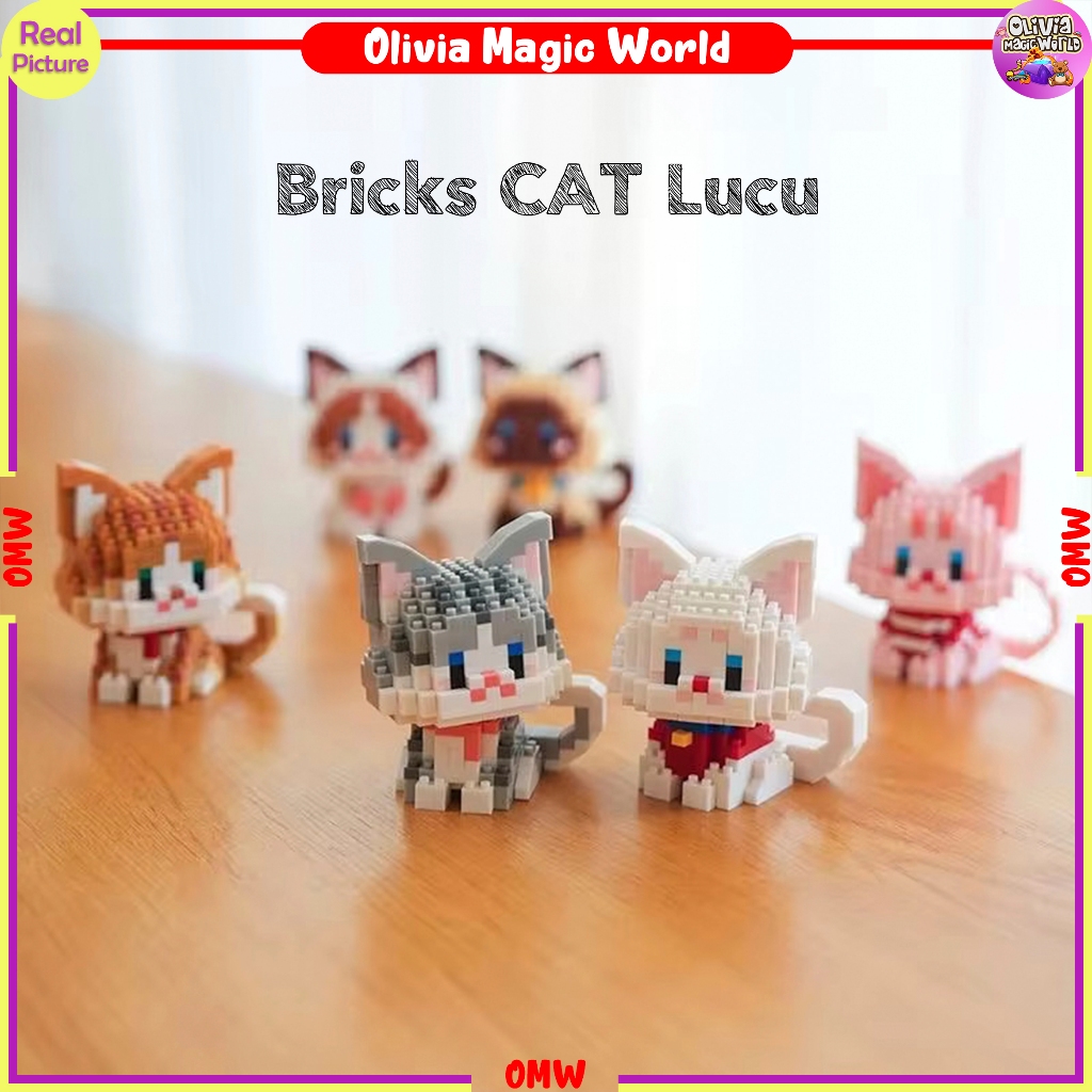 Jual Mainan Balok Susun Nano Block Mainan Anak DIY 3D Puzzle Model ...