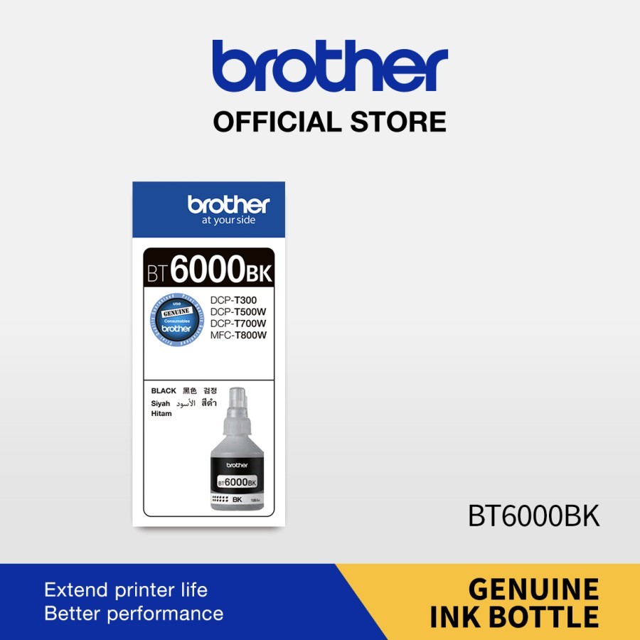 Jual Tinta Brother BT6000 BK Original Black BT 6000 BK | Shopee Indonesia